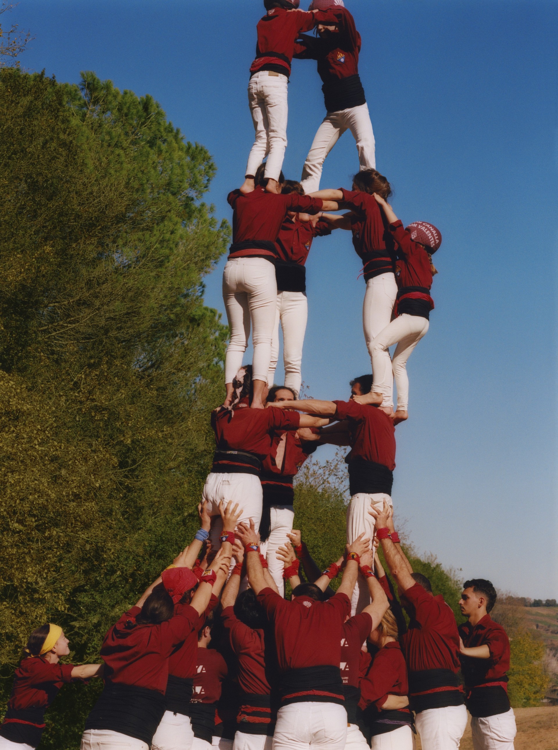 Javier Castán Depicts the Castells, Catalonia’s Human Towers | Atmos